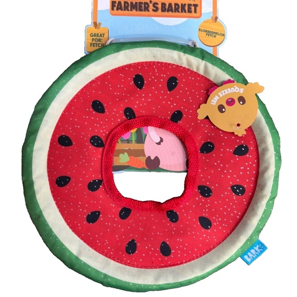 Bark | Dog | Bark Box Dog Toys Slobbermelon Fetch Crinkly Squeaky ...